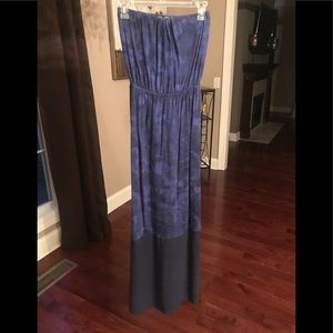 Express | Dresses | Express Maxi Dress Size Xs Navy Blue | Poshmark